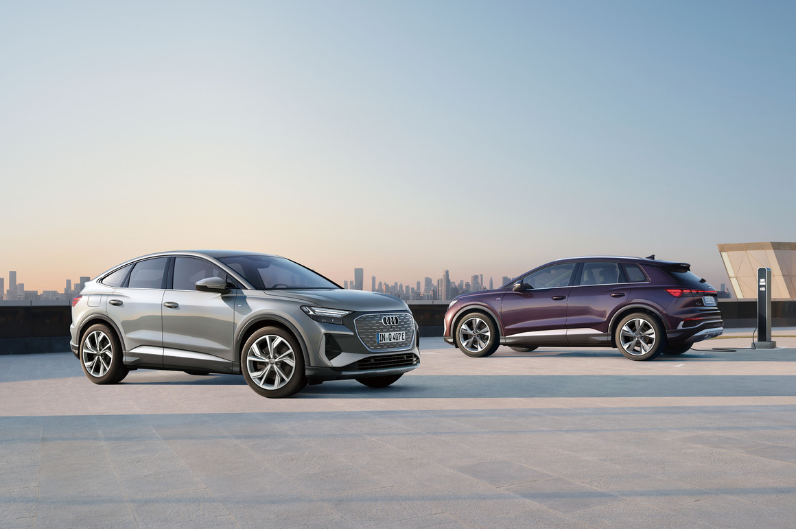 Audi Q4 45 e-tron / Q4 Sportback 45 e-tronを発表 一充電走行距離613kmを実現 | Audi ...
